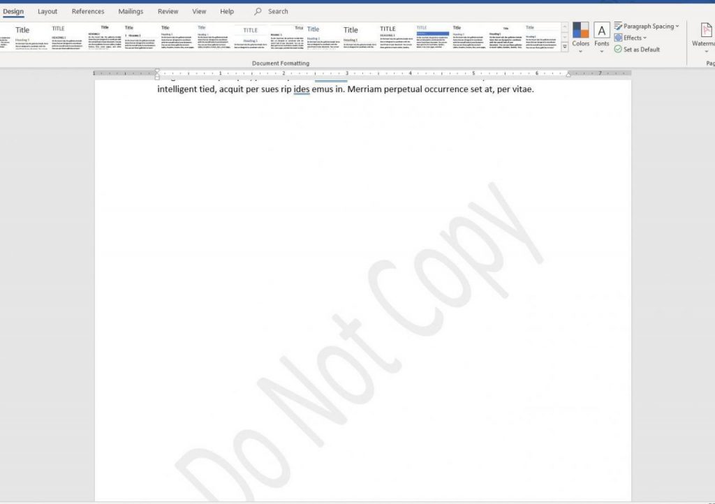 Jak přidat, odebrat nebo změnit vodoznak v aplikaci Microsoft Word ...